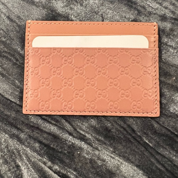 Gucci | Bags | Gucci Pink Card Holder | Poshmark